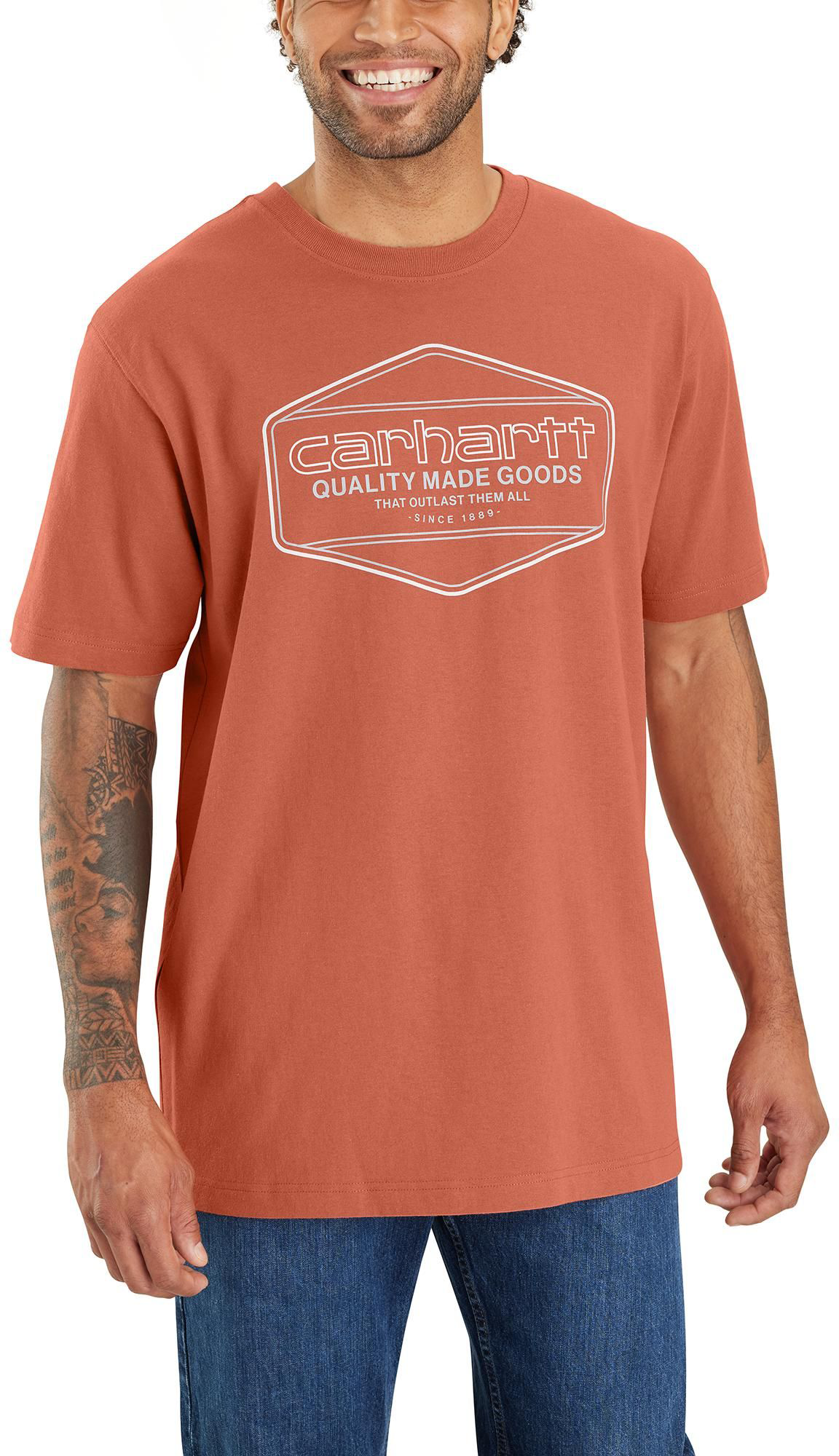 Carhartt Loose-Fit Heavyweight Quality Graphic Short-Sleeve T-Shirt for ...